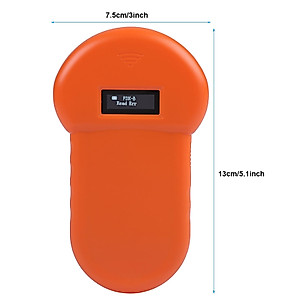 Fydun 134.2Khz LCD ISO ID Chip Animal Reader Dog Microchip Handheld Pet Scanner Applied Family