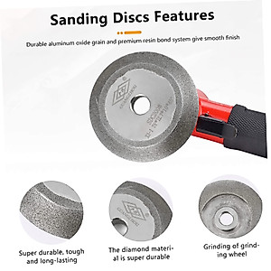 Housoutil 200 Drill Wheel Grinding Wheel for Drill Grinding Wheel Dressing Tool Milling Wheel Concrete Grinding Disc Metal Drill Bit Polishing Disc Polishing Wheel Diamond X3 Heavy