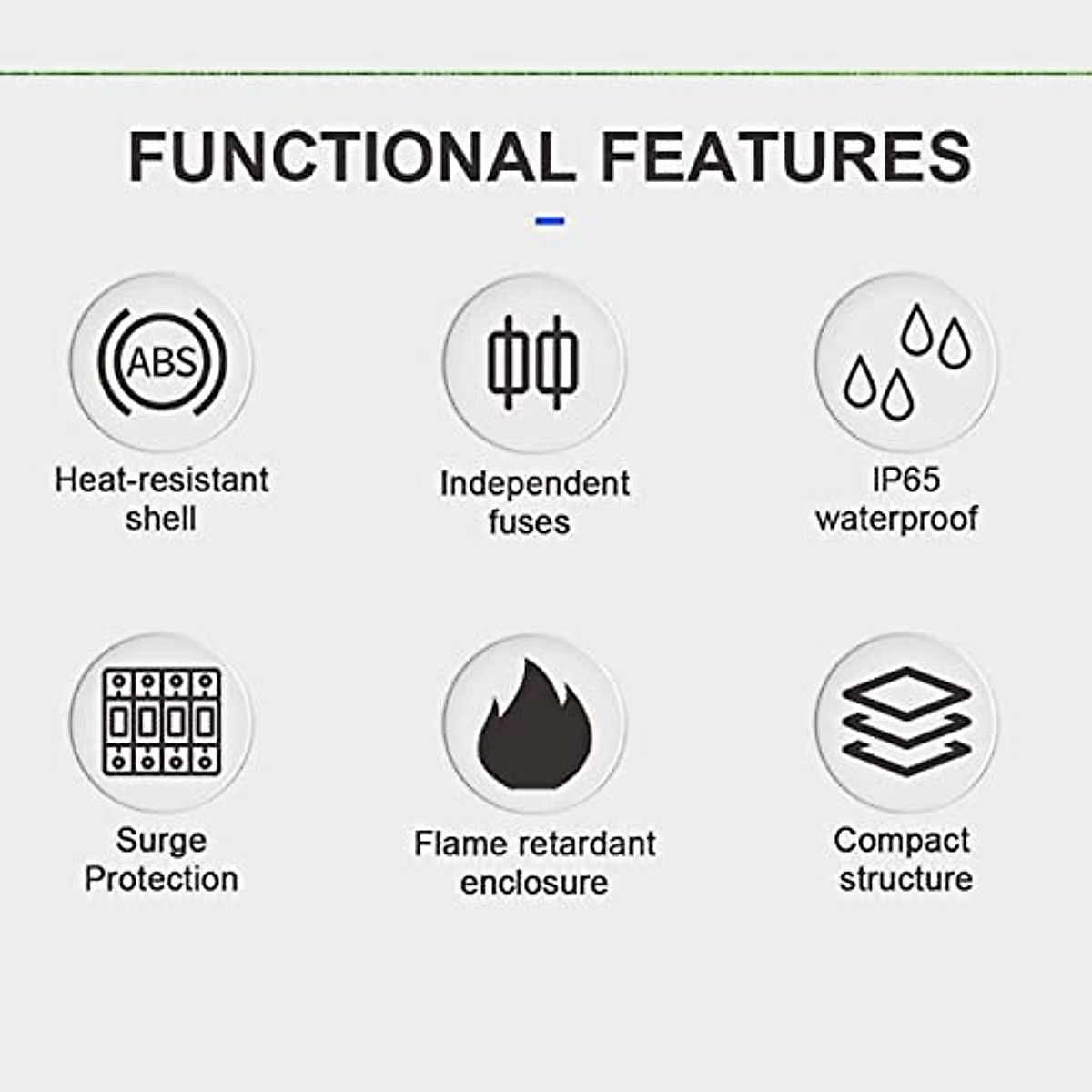 8 String PV Combiner Box with 10A Rated Current 80A Solar DC Breaker Arreste and Solar Connector for Solar Panels