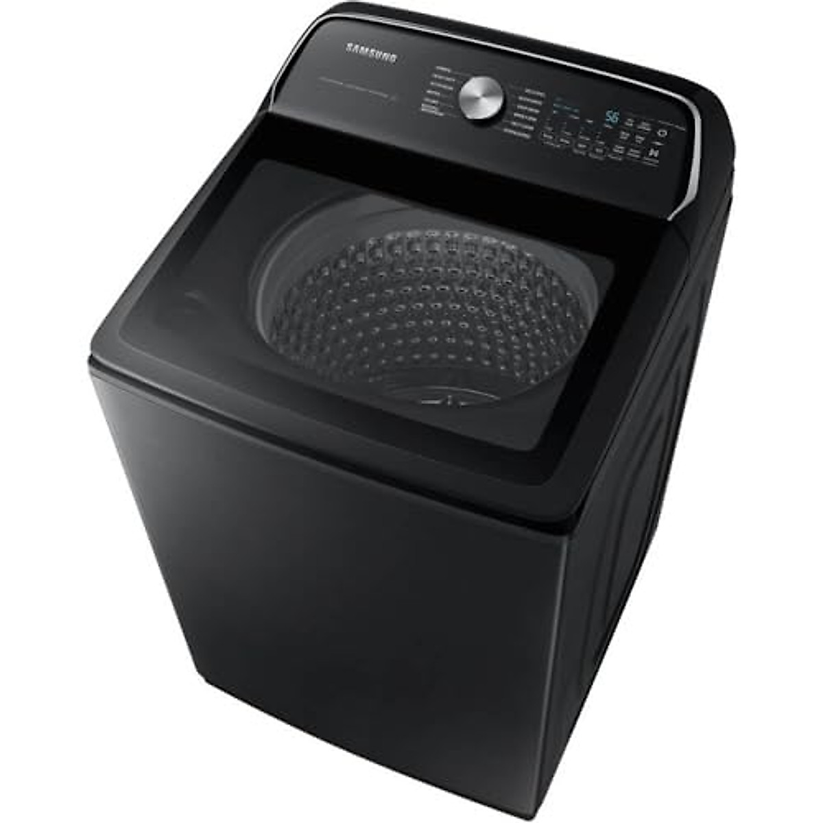 Samsung 5.5 Cu. Ft. Smart Top Load Washer with Super Speed Wash in Brushed Black