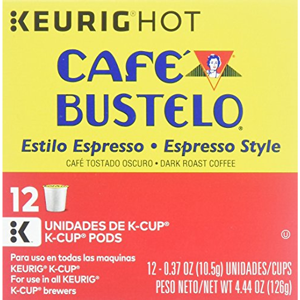 Cafe Bustelo K-Cups - Espresso Style - 72 ct