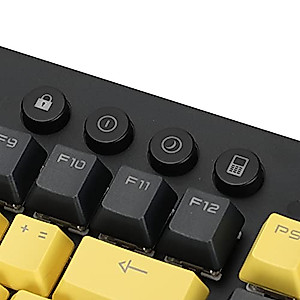 Mechanical Keyboard, N‑Key Rollover Suspension Keycap 104 Keys Ergonomic Mechanical Gaming Keyboard, for Computer Notebook PC Gamers