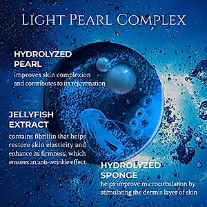 Pearl Retinol Serum - Anti Aging Treatment for Face - Vitamin C & E, Hydrolyzed Pearl and Jellyfish Extract - Reducecs Wrinkles, Fine Lines, Dark Spots, Age Spots, Sun Spots - LaMarine Skincare, 1oz