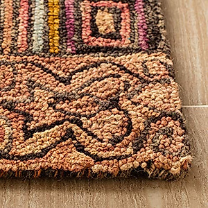 SAFAVIEH Aspen Collection 6' x 9' Pink / Blue APN285U Handmade Boho Wool Area Rug