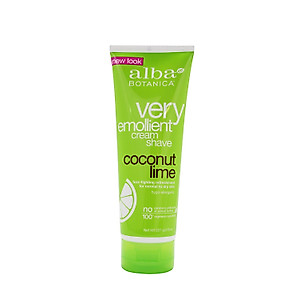 ALBA BOTANICA CREAM SHAVE,COCONUT LIME, 8 OZ