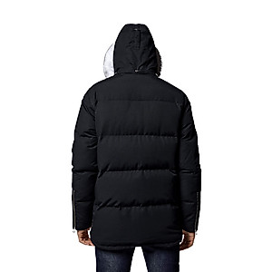 Moose Knuckles Men's Down 3/4 Jacket, Black/White, Small