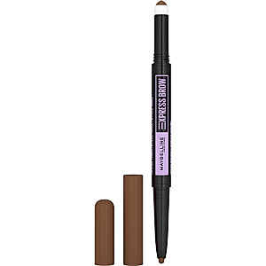 Maybelline New York Maybelline Express Brow 2-in-1 Pencil and Powder, Soft Brown, 0.02 Fl. Ounce, 255 Soft Brown, 0.02 fluid_ounces (Pack of 2)