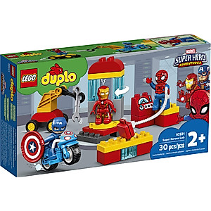 LEGO DUPLO Super Heroes Lab 10921 Marvel Avengers Superheroes Construction Toy and Educational Playset for Toddlers (29 Pieces)