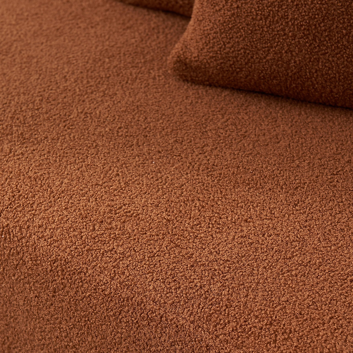 Pamag pieeoo Modular Sectional Sofa Couch for Living Room, Lambswool Fabric Modern L-Shape Sectional Sofa with Right Chaise Lounge, Living Room Upholstered 5-Seater Corner Sofa Couch (Orange)