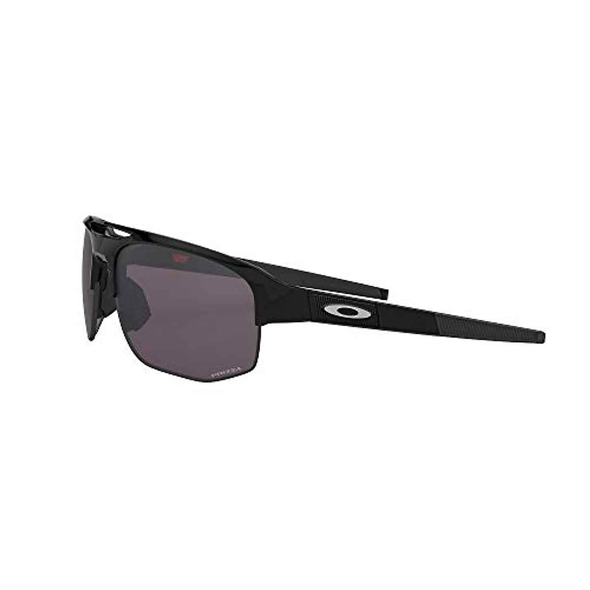 Oakley Men's OO9424 Mercenary Rectangular Sunglasses, Polished Black/Prizm Grey, 70 mm