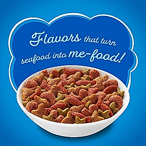 Purina Friskies Dry Cat Food, Seafood Sensations - (4) 3.15 lb. Bags