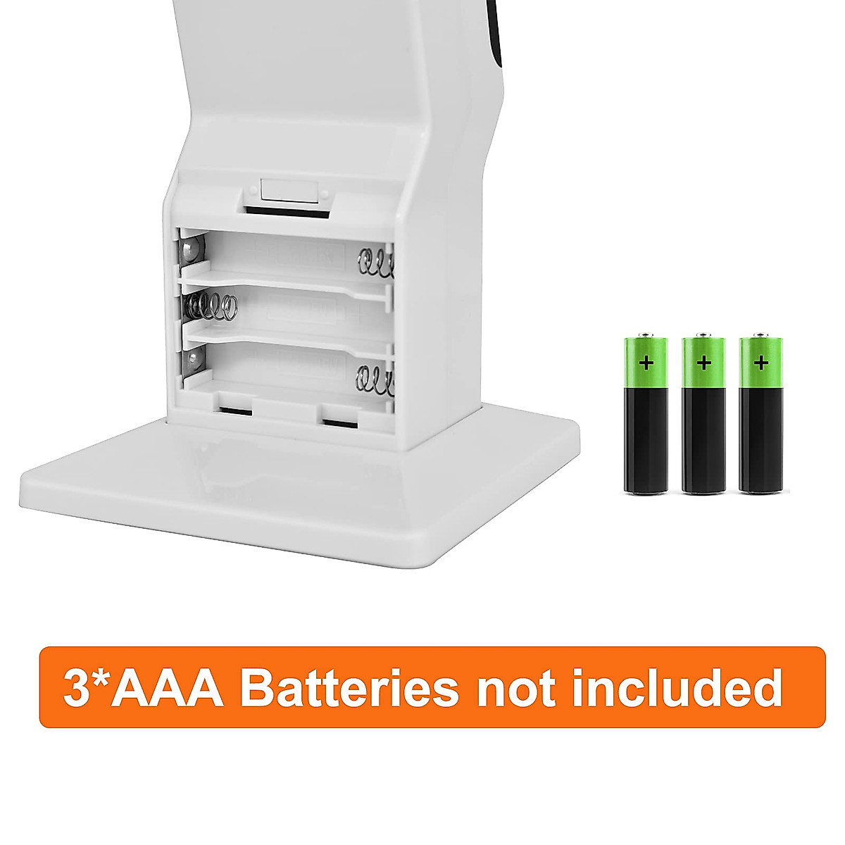 FluffyDream Automatic Light Cat Toy, Interactive Toy, Toy for Indoor Cats, Adjustable Light with Random Patterns, 360° Rotation Light, Multi-Speed, Adjustable Speed, 3.54” x 3.54” x 2.95”, White