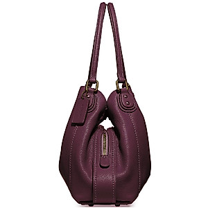 Coach Edie Shoulder Bag 31 Oxblood/Light Gold