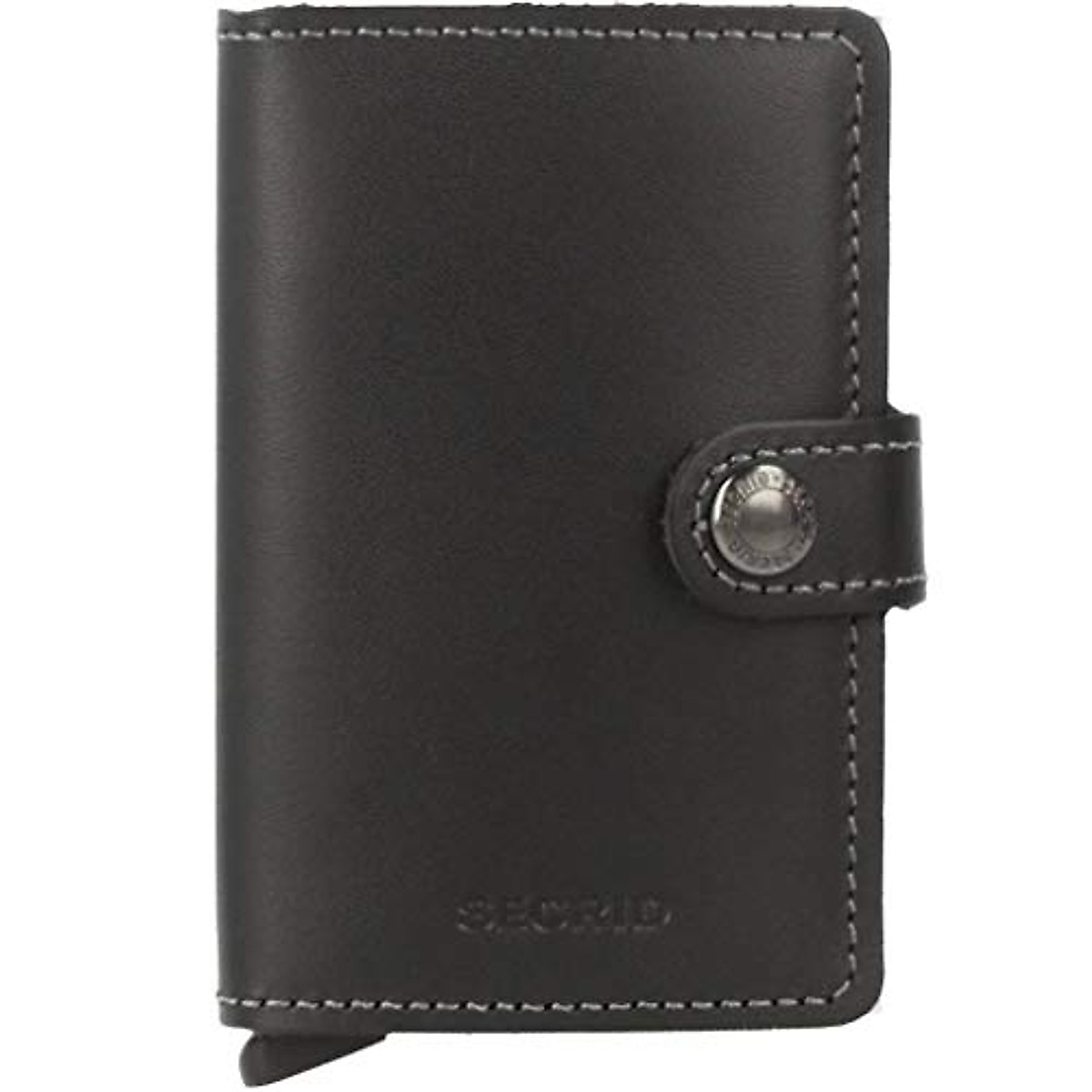 Secrid mini wallet genuine black leather with RFID protection / with one click all cards slide out gradually