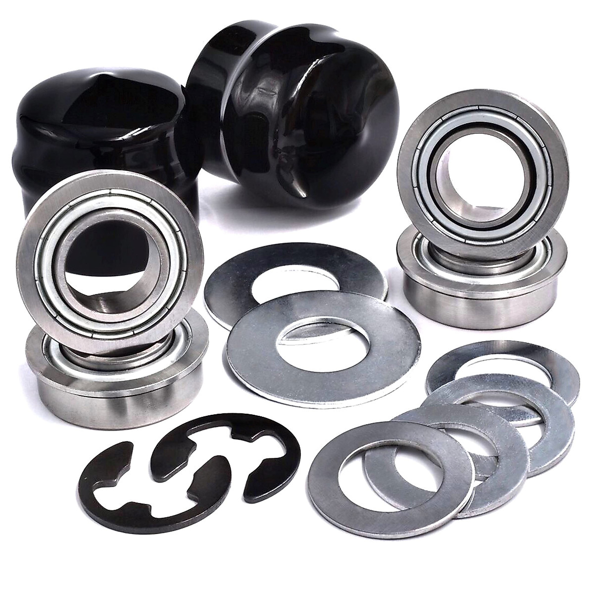 HD Switch - 9040H Bushing to Bearing Conversion Kit w/ (4) 532009040 Bearings (2) 532188967 (4) 532121749 (2) 812000029 Replaces Craftsman, Sears, Husqvarna, Poulan, AYP, Weedeater