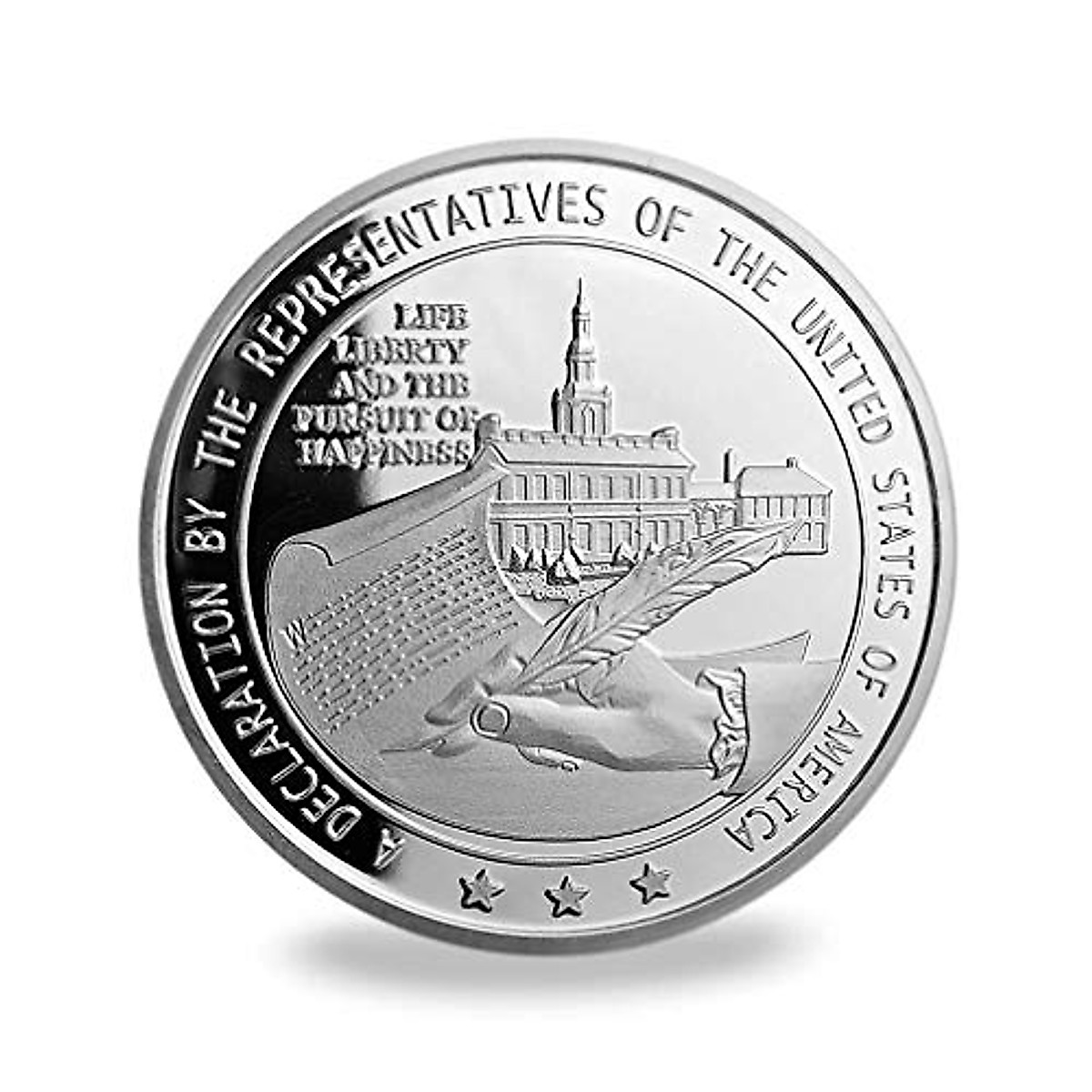 US Military Challenge Coin Presidential 1776 Declaration of Independence Commemorative Coin