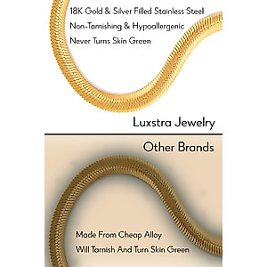 18K Gold And Silver Plated Body Chains, One Size, Gold Plated, no