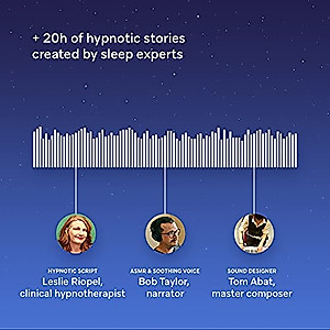 HoomBand | Bluetooth Sleep Headphones | Headband for Sleep, Travel, Meditation | Free Access to Hypnotic Stories and Sounds Created by Sleep Experts | Charging Cable Included