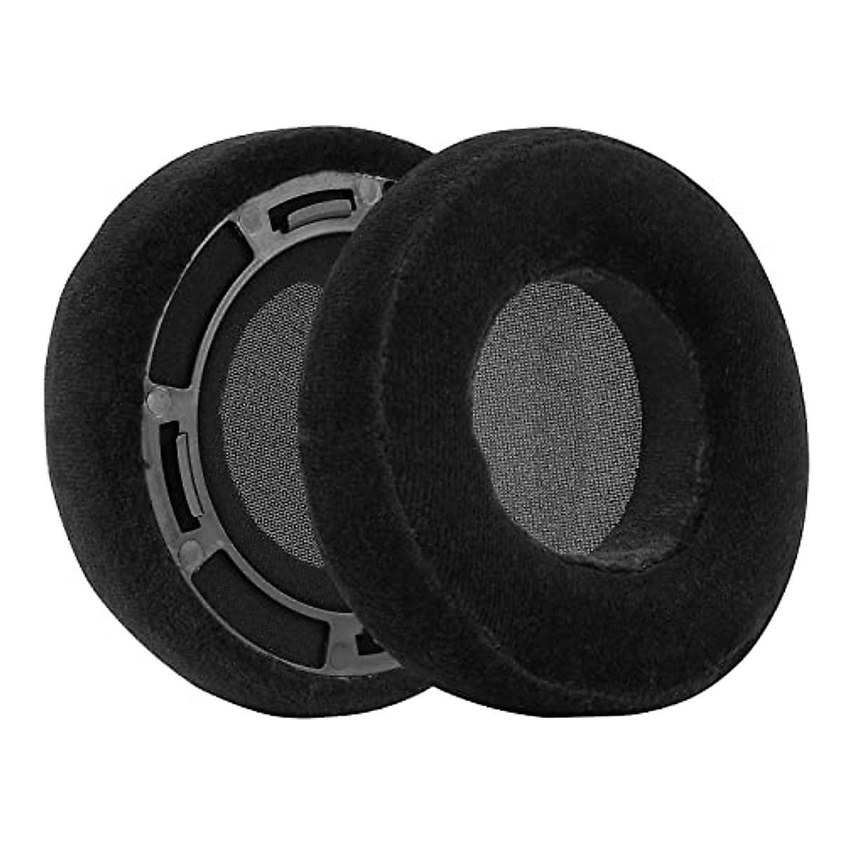 Geekria Comfort Velour Replacement Ear Pads for Hifiman HE400SE HE400 400I 400S HE560 560I HE500 HE300 HE350 Headphones Ear Cushions, Headset Earpads (Black)