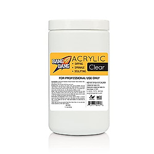 BangBang Acrylic Powder - Clear - 1.5 lbs