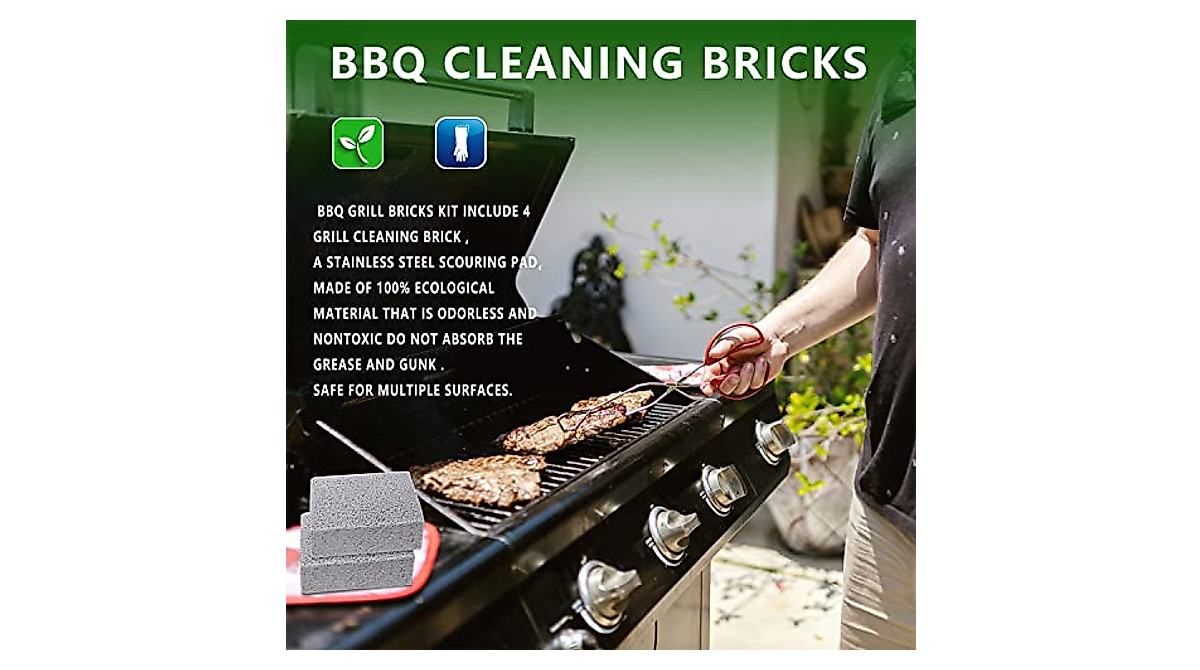 SPE HEALTH PRO Grill Stone Cleaning Block | Safe, Scratch-Free Grill ...