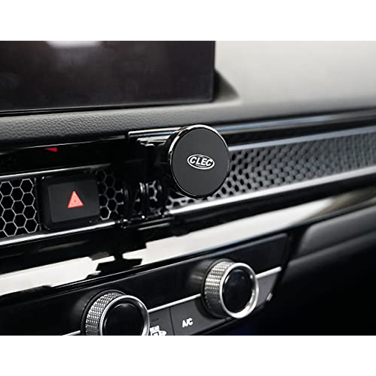 Zchan Civic 2022-2023 Magnet Car Phone Holder Stand in Air Vent/Dashboard, 360°Rotation Phone Holder for Car Work with Thin Case, Upgraded Car Phone Mount Custom for Civic Apply to All 4-7 inch Phone