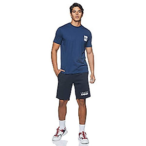 Under Armour Baseline Fleece Basketball Short, Black (001)/White, Medium