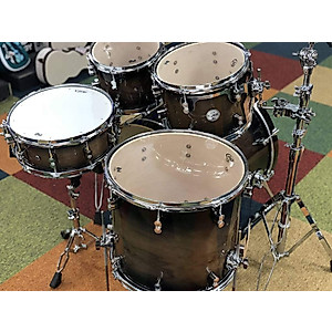 Pacific by DW 5-Piece Concept Maple Exotic Shell Pack (Charcoal Burst over Walnut)
