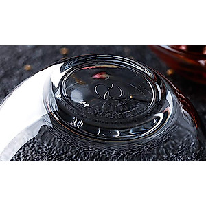 Yesland 6 Pack Glass Dip Bowls, Clear Mini Bowl Set/Dessert Bowls Set, Perfect for Ketchup, Sauce, Butter & Olive Oil