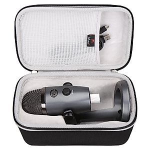 Mchoi Hard EVA Travel Case for Blue Yeti Nano Premium USB Mic(New Version), CASE ONLY