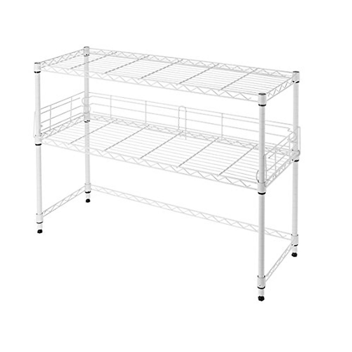 Suprima Desktop Carbon Steel Bookshelf - White