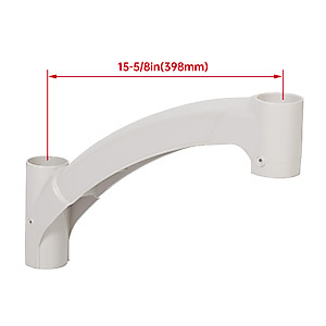 ECOTRIC Short Handrail for Above Ground Swimming Pool Step