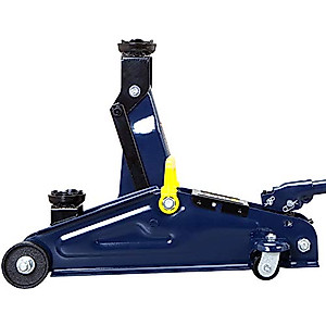 TCE AT82001U Torin Hydraulic Trolley Service/Floor Jack Combo with 2 Jack Stands, 2 Ton (4,000 lb) Capacity, Blue