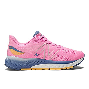 New Balance Women's Fresh Foam X 880 V12 Running Shoe, Vibrant Pink/Vibrant Apricot/Night Sky, 8.5
