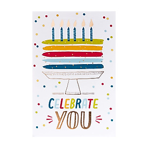 Hallmark Video Greetings Birthday Card - 'Celebrate You' Cake Design