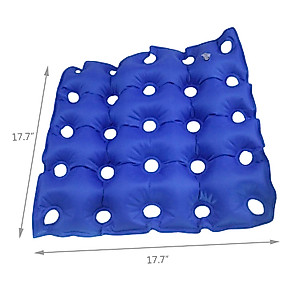 Wheelchair Cushion for Pressure Sores, Inflatable Pressure Sores Cushions for Pressure Relief, Bed Sore Air Cushions for Butt Recliner, Pressure Sore Cushions for Sitting in Recliner