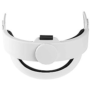 Mogzank VR Headband for Quest 2, Replacement for Elite Strap Clock Button Adjustable Non-Slip Head Strap VR Accessories