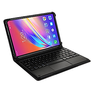 2 in 1 Tablet, 10.1 Inch Android 12 Tablet with Keyboard, 8GB RAM 256GB ROM, Octa Core Processor, FHD Touchscreen 8+16MP Dual Camera, WiFi, BT 5.0, 4G Network, 7000mAh Battery (US Plug)