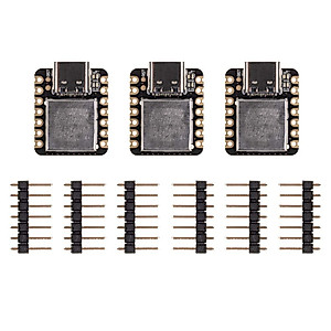seeed studio Seeeduino XIAO Board Based on SAMD21Cortex M0+, 100% Compatible with Arduino IDE, Mounted breadboard Compatible USB Type-C (3pcs)