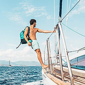 Mothybot Hydration Pack, Insulated Hydration Backpack with 2L BPA Free Water Bladder and Storage, Hiking Backpack for Men, Women, Kids for Running, Cycling, Camping - Keep Liquid Cool up to 5 Hours