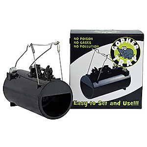 Southern Homewares Black Hole Gopher Rodent Trap Pest Control Reusable Rugged Plastic