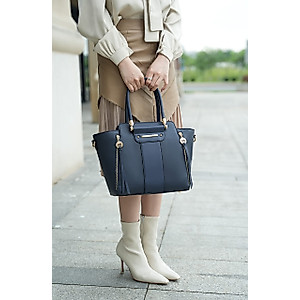 MKF Collection Tote Bag for Women, Vegan Leather shoulder bag Top-Handle Crossbody Purse Handbag