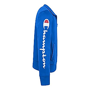 Champion Heritage Boys Full Zip Track Jacket Kids Clothes (Medium, Bozetto Blue)