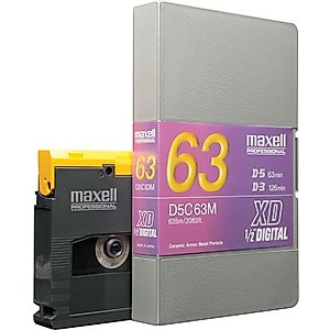Maxell D5-C63M D-5 Tape