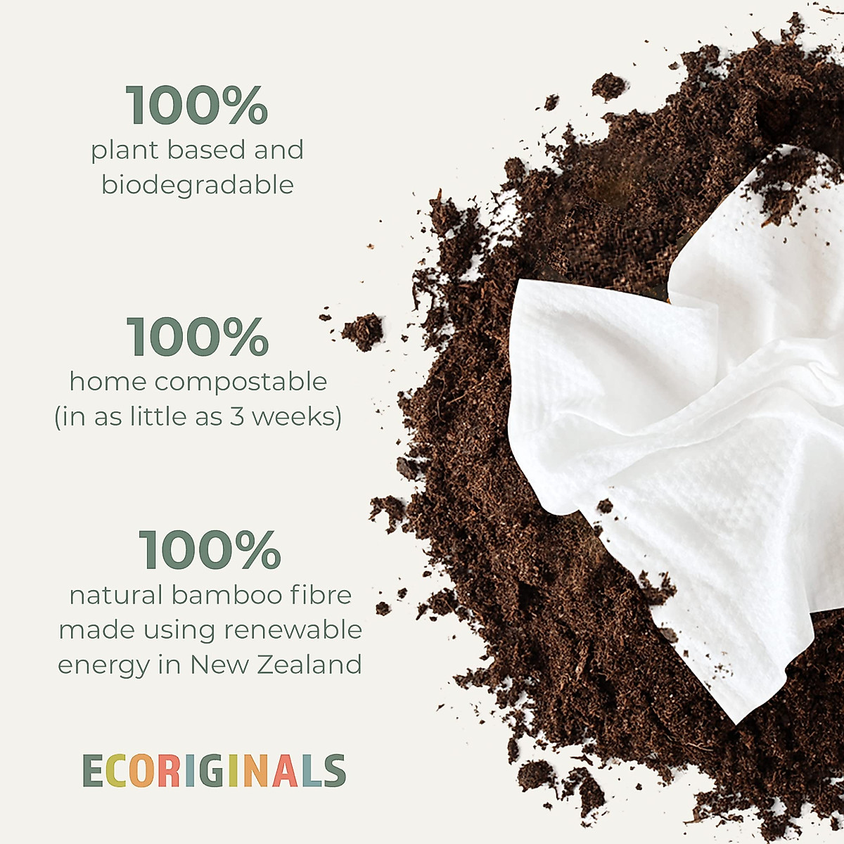 Ecoriginals Disposable Baby Diapers and Wet Wipes Bundle Kit: 3 Packs of Toddler Pants Diapers (Size 4) and 3 Packs of New Zealand Water Baby Wipes