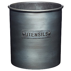 Kitchen Craft Utensil Holder Industrial Kitchen 12x14,5cm, 13.5 x 13.5 x 14.5 cm, Silver