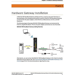 ARRISAT&T Arris BGW210-700 802.11bgnac 400mW Bonded VDSL2 Wireless Voice Gateway 4 x Gigabit Ports (ONT REQUIRED),Black (Renewed)