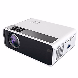 KXDFDC Projector Full Video Projector, Home Outdoor Projector Compatible,Portable Home Theater Video Projector