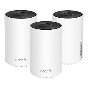 TP-Link Deco AXE5300 Wi-Fi 6E Tri-Band Whole-Home Mesh Wi-Fi System, 3-Pack (Renewed)