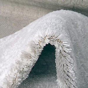 Unique Loom Sofia Collection Area Rug - Grand (8' x 10', Light Gray/ Ivory)